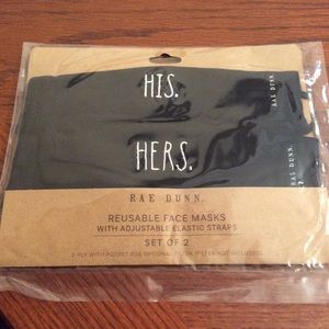 Rae Dunn | Accessories | Rae Dunn Reusable Non Medical Face Mask Set ...